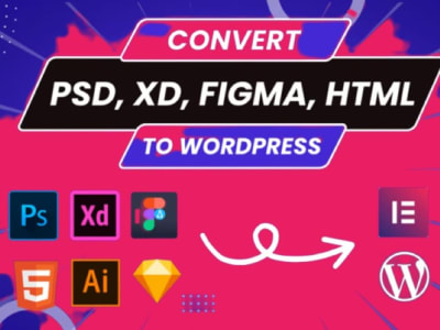Figma to WordPress PSD to WordPress Website HTML to WordPress | Upwork