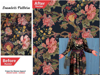 Creative seamless pattern, fabric repeat pattern, textile pattern design | Upwork