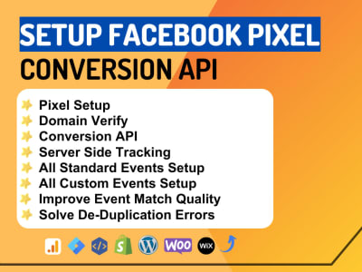 Facebook pixel and conversion API with GTM for any website | Upwork