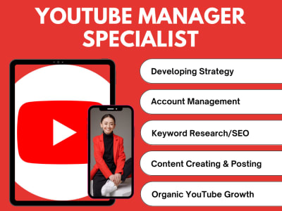 YouTube Management/ Video Editing & Posting/ Optimization | Upwork