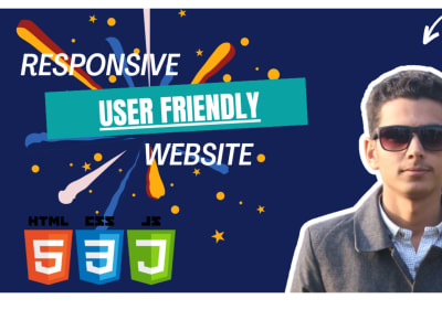 Professional responsive web with HTML, CSS, js | Upwork