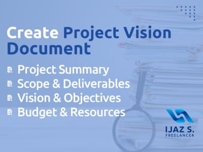 Project Vision Document with Complete Roadmap | Upwork