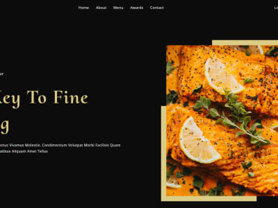 A fully responsive website made with Html, CSS and Javascript | Upwork