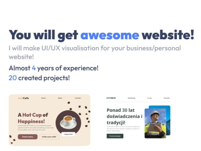 A fantastic web design | Upwork