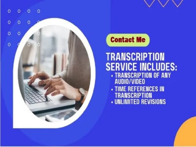 Audio Video Transcription with Time Stamps and speaker Name | Upwork