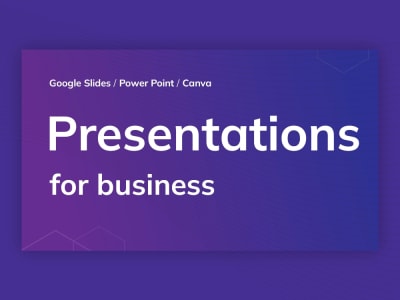 Professional Presentation Design for Marketing | Upwork