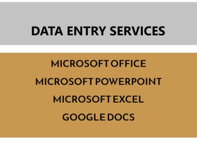 Expert Data Entry Services With Precision and Accuracy | Upwork