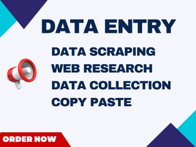 Authentic Data Entry, Data Collection, Web Research, Copy Paste work | Upwork