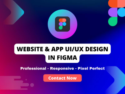 Responsive Website or App UI/UX design, Web UI Landing page design in Figma | Upwork
