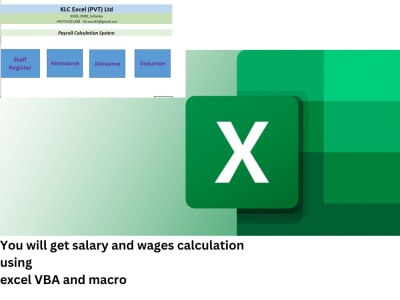 Salary and wages calculation by using excel vba and macro | Upwork