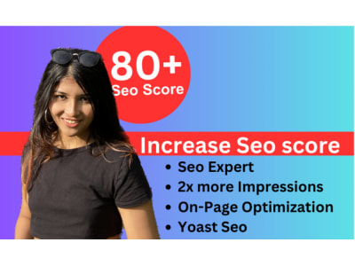 Increased Website SEO Score To 80+ | SEO Expert | SEO Audit | Upwork