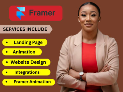 A professional & mobile responsive website in framer | Upwork