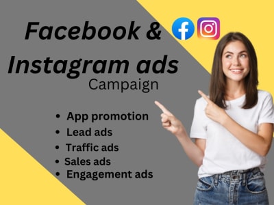 Facebook and Instagram ads campaign setup for sales | fb & Instagram ...