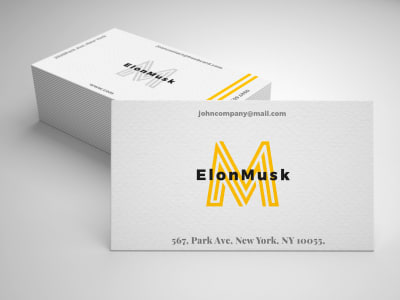 Unique business cards design with full stationery | Upwork