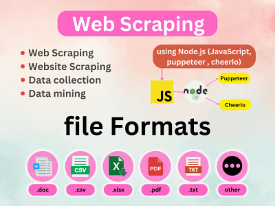Web Scraping, Data Extraction, Data Scraping & Website Scraping ...