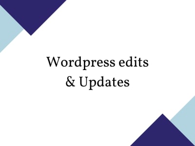 Your WordPress website customized | Upwork