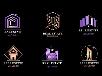 Unique and Modren Real Estate Logo design and Branding Kit | Upwork