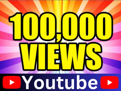 100k Video views, subscribers and engagement for the YouTube video | Upwork