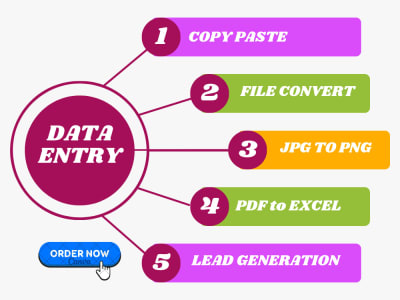 Data entry, copy-paste, file convertion & lead generation services. | Upwork