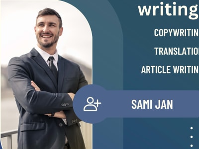 Content writing and translation, complete work. More Typing and ...