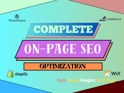 A complete on page optimization | Upwork
