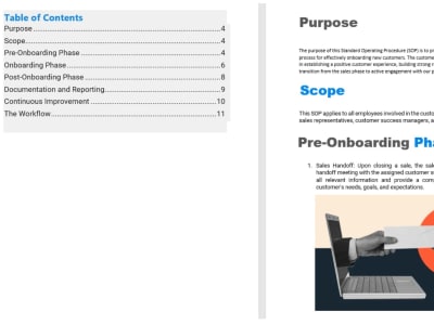 A thorough Standard Operating Procedure (SOP) for Your Business | Upwork