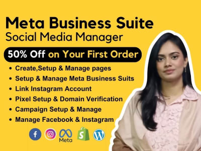 Expert meta business suite and social media manager | Upwork