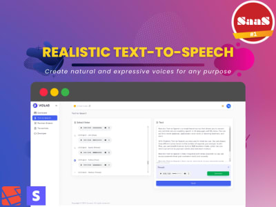 A Realistic Text-to-Speech - SaaS | Upwork