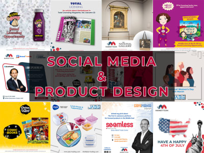 30 distinct designs for social media (Facebook, Instagram, etc.) | Upwork