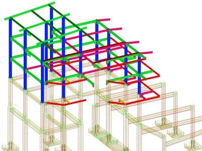 A metal structure drawing 3d and 2d | Upwork