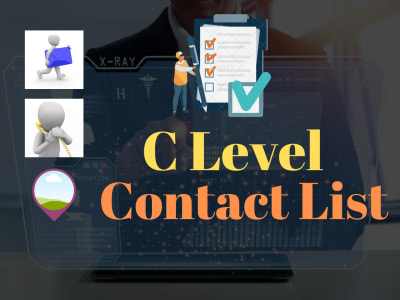 A list of c level contact in b2b market and data entry for you | Upwork