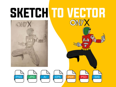 Convert Your Hand Drawing, Sketch into Vector Art Illustration | Upwork