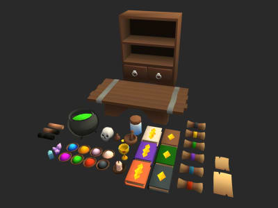 Stunning low-poly props in your desired art style! | Upwork