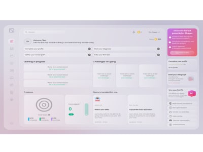 A well-crafted dashboard design | Upwork