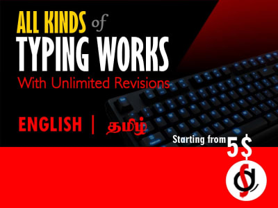Impressive typing work within 24 hours. | Upwork