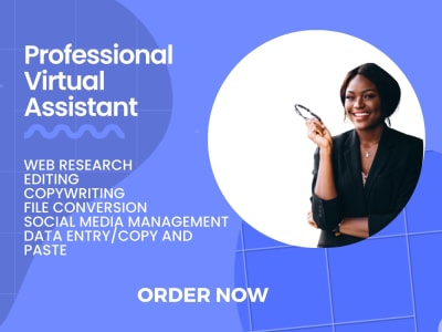 A virtual assistant for web research, data entry & copy paste | Upwork
