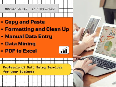 Excel Data Services - Data Cleaning, Entry, Mining, and more. | Upwork