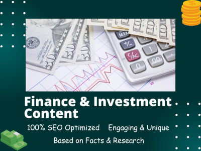 Finance & Investment Blogs by an Expert Finance Writer & Finance ...