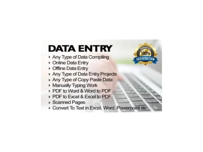 Professional & Accurate Data Entry Services – Fast and Reliable | Upwork