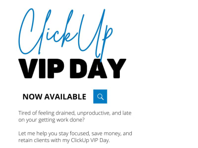 A streamlined setup of ClickUp that will leave you stress free! | Upwork