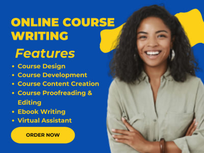 An engaging and content-rich online course content and course creation ...