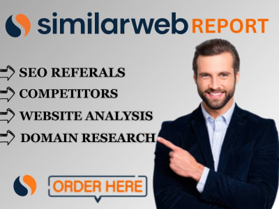 A similarweb report for website analysis, traffic reports and ...