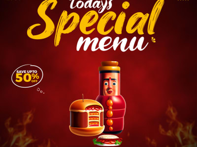 Get professional & Creative Poster Design for Your Restaurant | Upwork