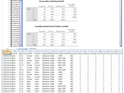 Comprehensive data analysis using SPSS and Excel | Upwork