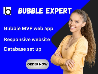 Pixel perfect MVP bubble Web and Mobile App built in Bubble.io | Upwork