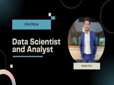 Data Science , Machine Learning and analysis projects in python | Upwork