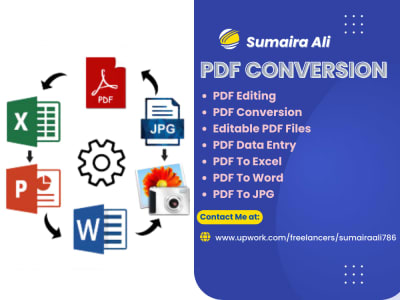 PDF to Word and Excel Conversion | Upwork