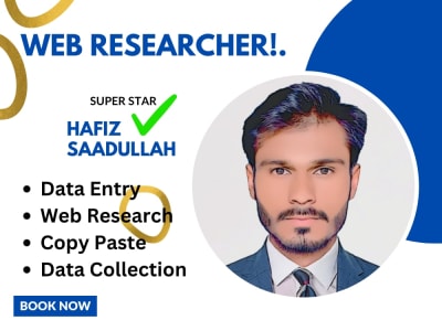 Fast & Accurate Data Entry Services – Excel, Word, PDF, Web Research | Upwork