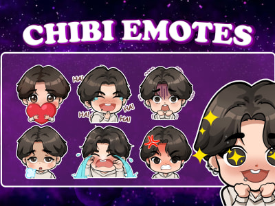 Custom Emotes, Badges, Stickers and PFP | Upwork