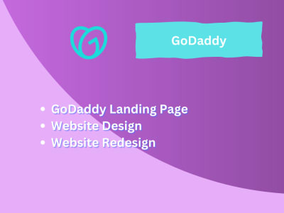 GoDaddy Website Design, GoDaddy Website Redesign, Landing Page | Upwork